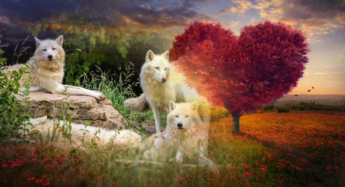 Meaning of Valentine's Day and its Connection to Wolves by Avia Whats ...