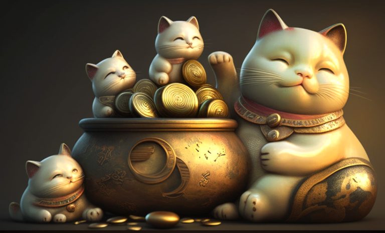 Maneki Neko Cat: Meaning of the Lucky Waving Cat - Whats-Your-Sign.com