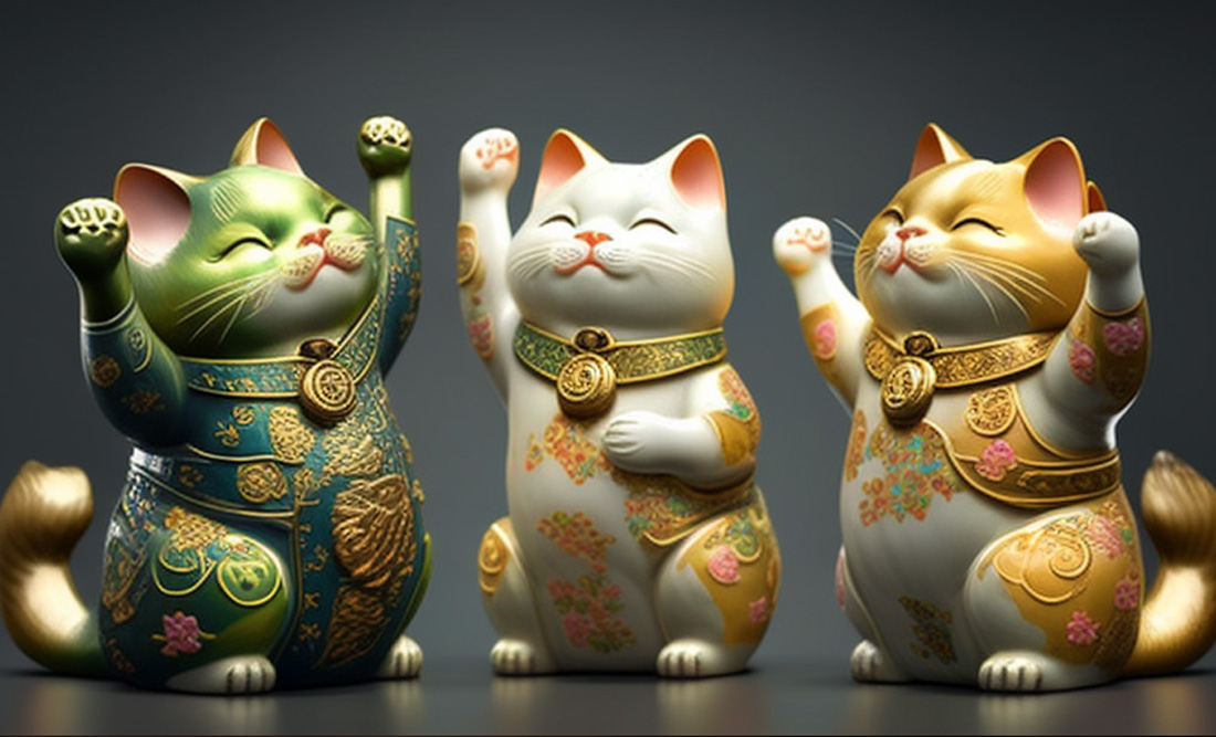 Maneki Neko Cat: Meaning of the Lucky Waving Cat - Whats-Your-Sign.com