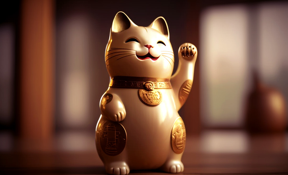 Maneki Neko Cat: Meaning of the Lucky Waving Cat - Whats-Your-Sign.com