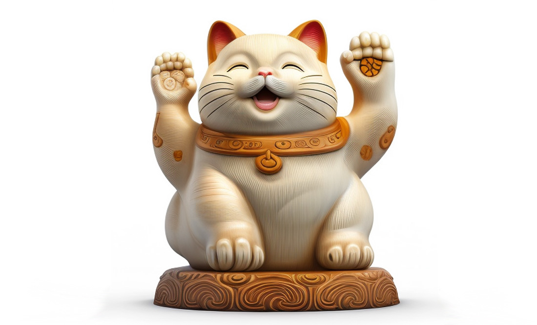 Maneki Neko Cat: Meaning of the Lucky Waving Cat - Whats-Your-Sign.com