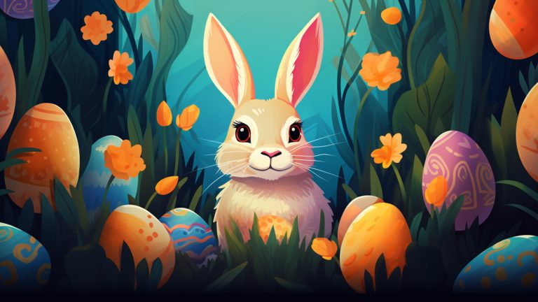 Bunny-and-Easter-Eggs-Symbolism - Whats-Your-Sign.com