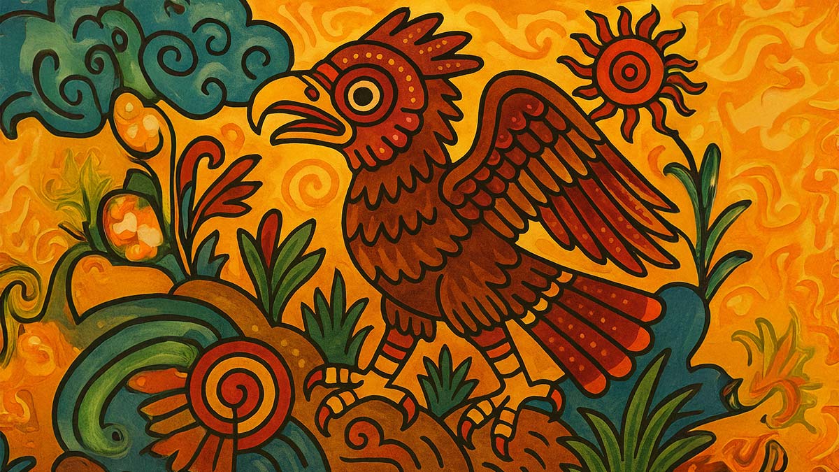 Cuauhtli-Aztec-Eagle-Symbol - Whats-Your-Sign.com