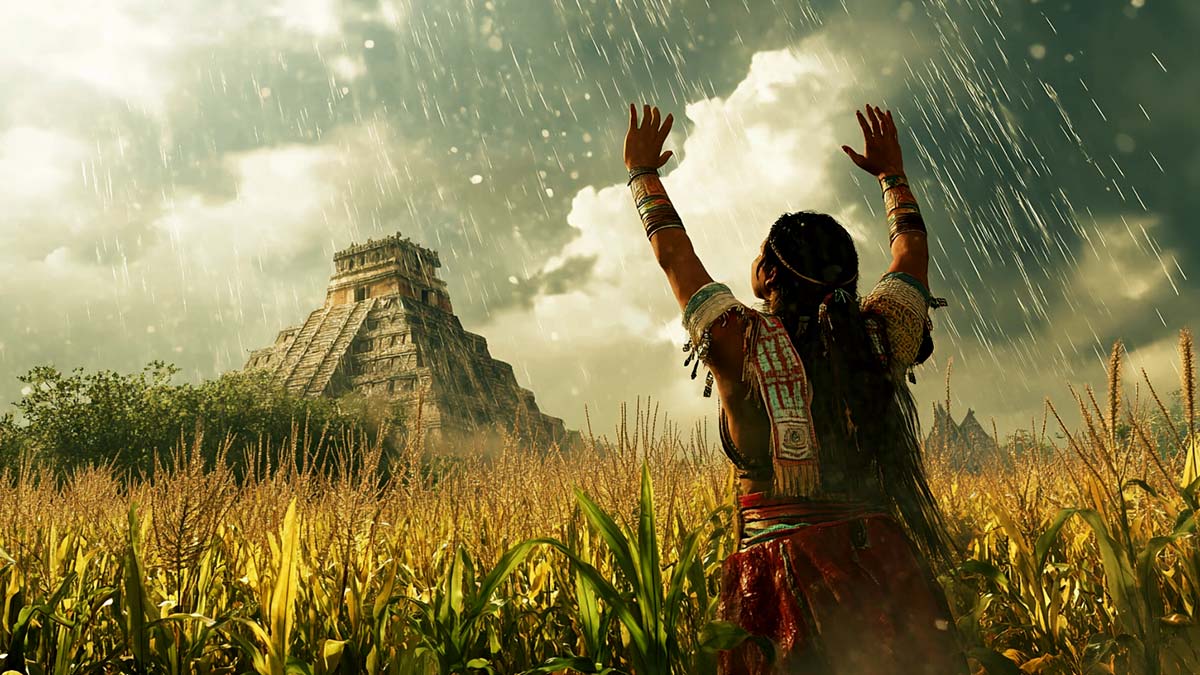 Quiahuitl Aztec Day Sign Meaning | Rain, Renewal & Divine Power